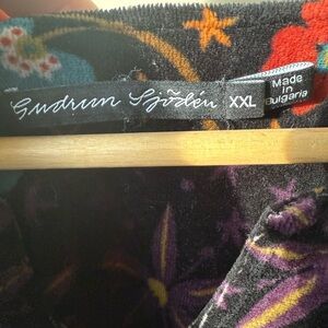 Gudrun Sjoden | Dresses | Gudrun Sjoden Dress Katla Floral Velour ...